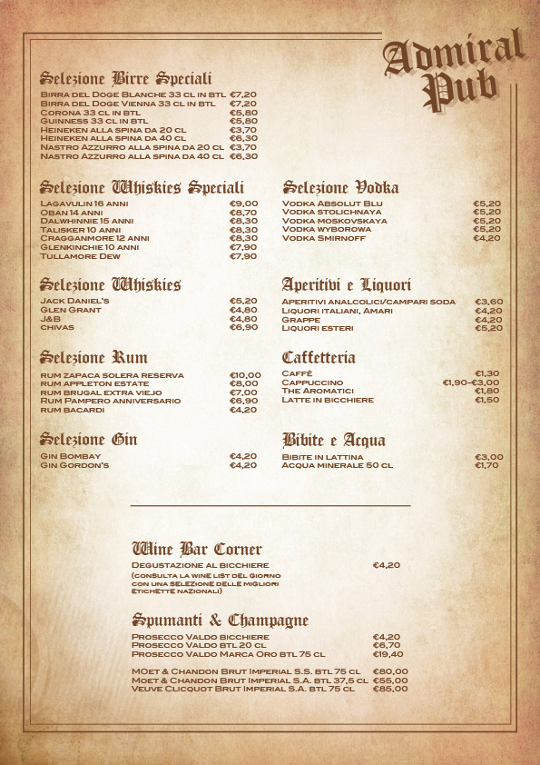 Scopri il ristorante Moby e i servizi per mangiare a bordo